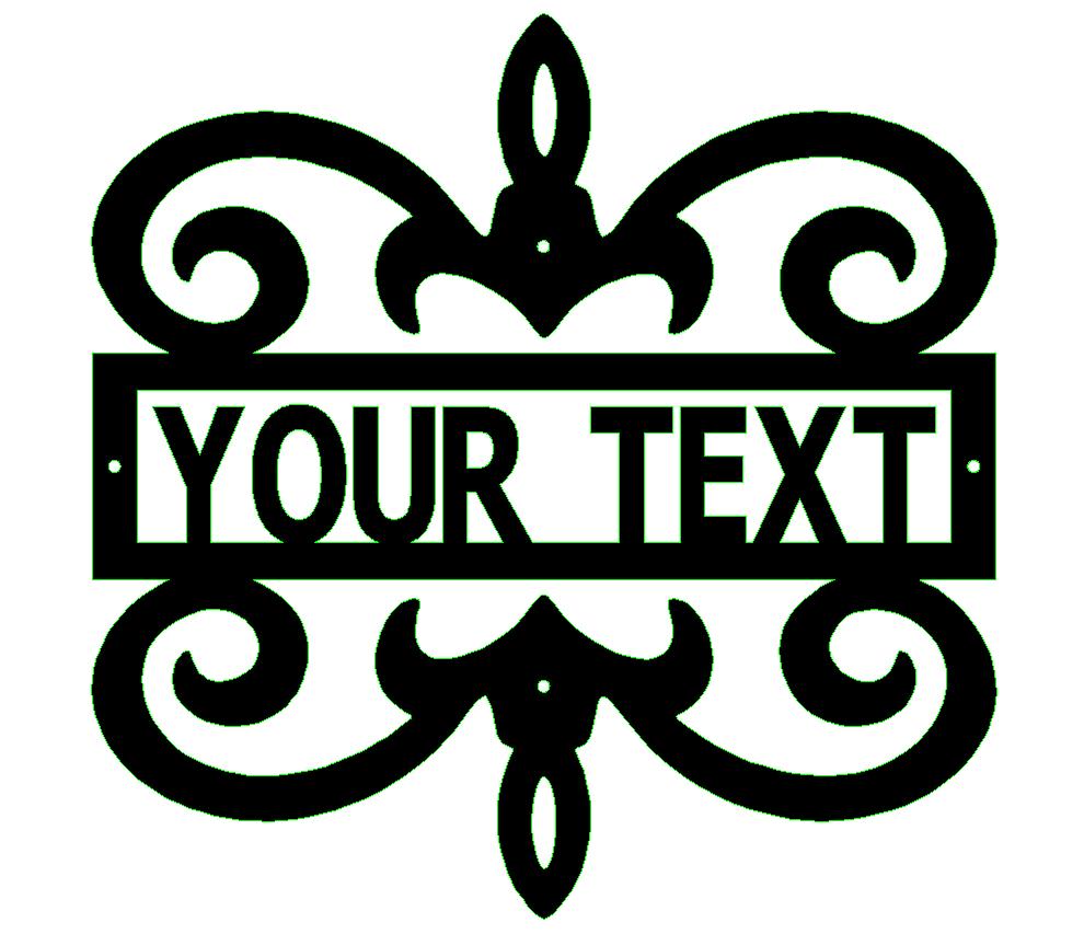 Custom address signs